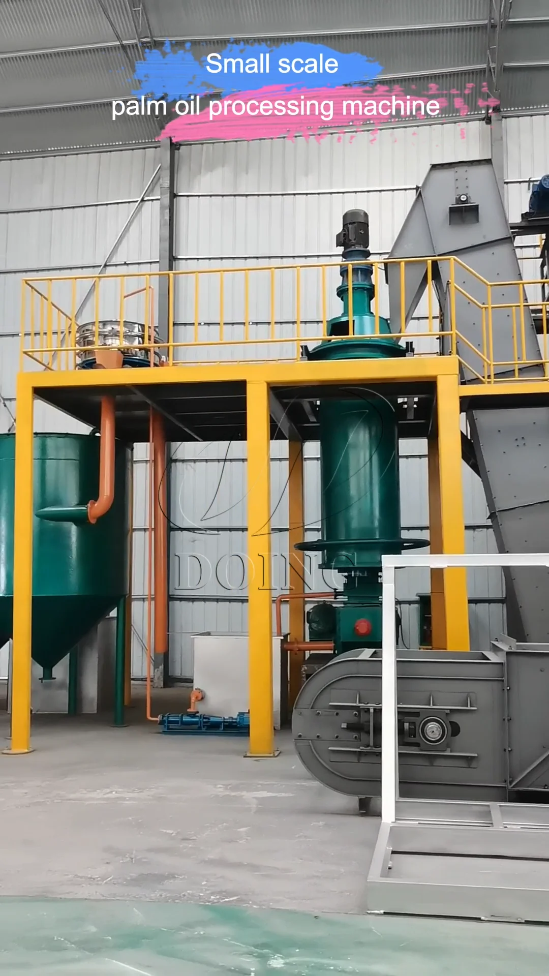 Small Scale And Large Scale Automatic Palm Oil Making Processing ...