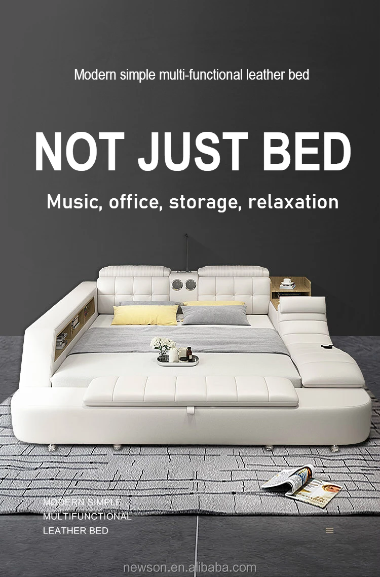 Wholesale Modern Leather Smart Beds - Multifunctional & Intelligent