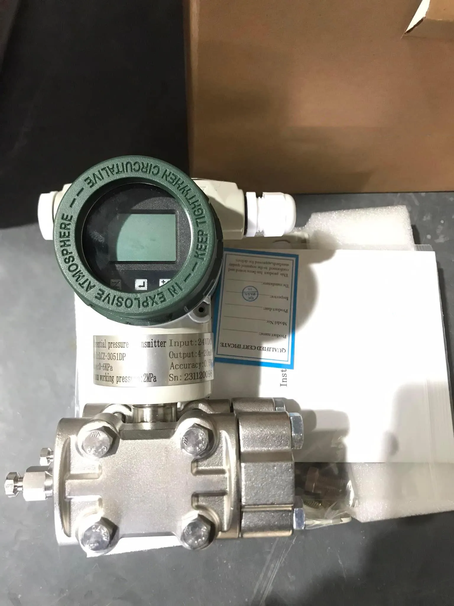 Hydraulic Viyke Pressure Transmitter - 4 20ma Sensor Kit