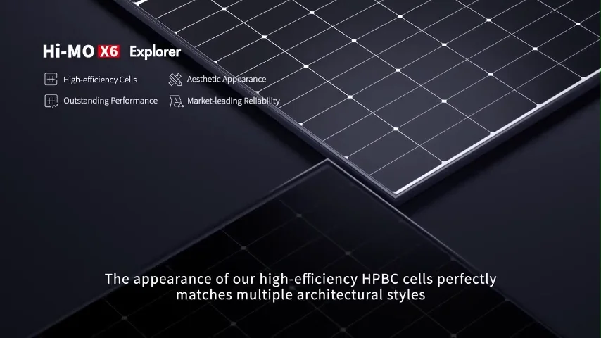 Longi Solar Panels Hi Mo X6 Explorer Half Cell Technology Lr5-54htb-430m Full Black 420w 425w ...