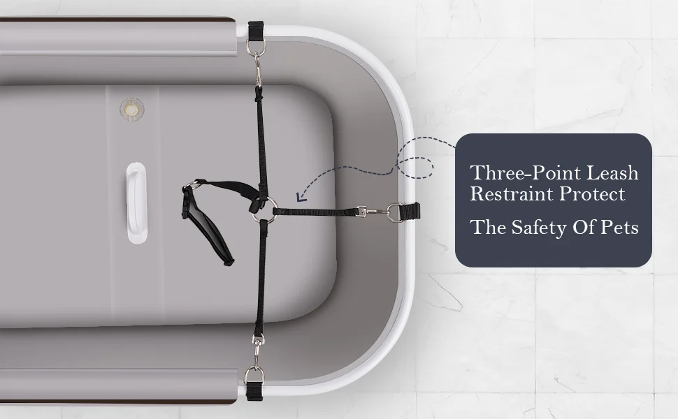 Indoor and Outdoor Pet Bath Tubs - Portable and Foldable