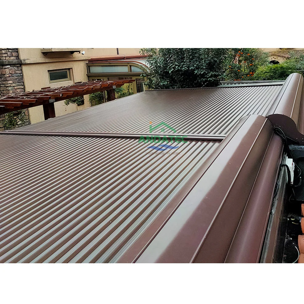 Automatic Motorized Aluminum Horizontal Roof Mounted Roller Shutter for ...