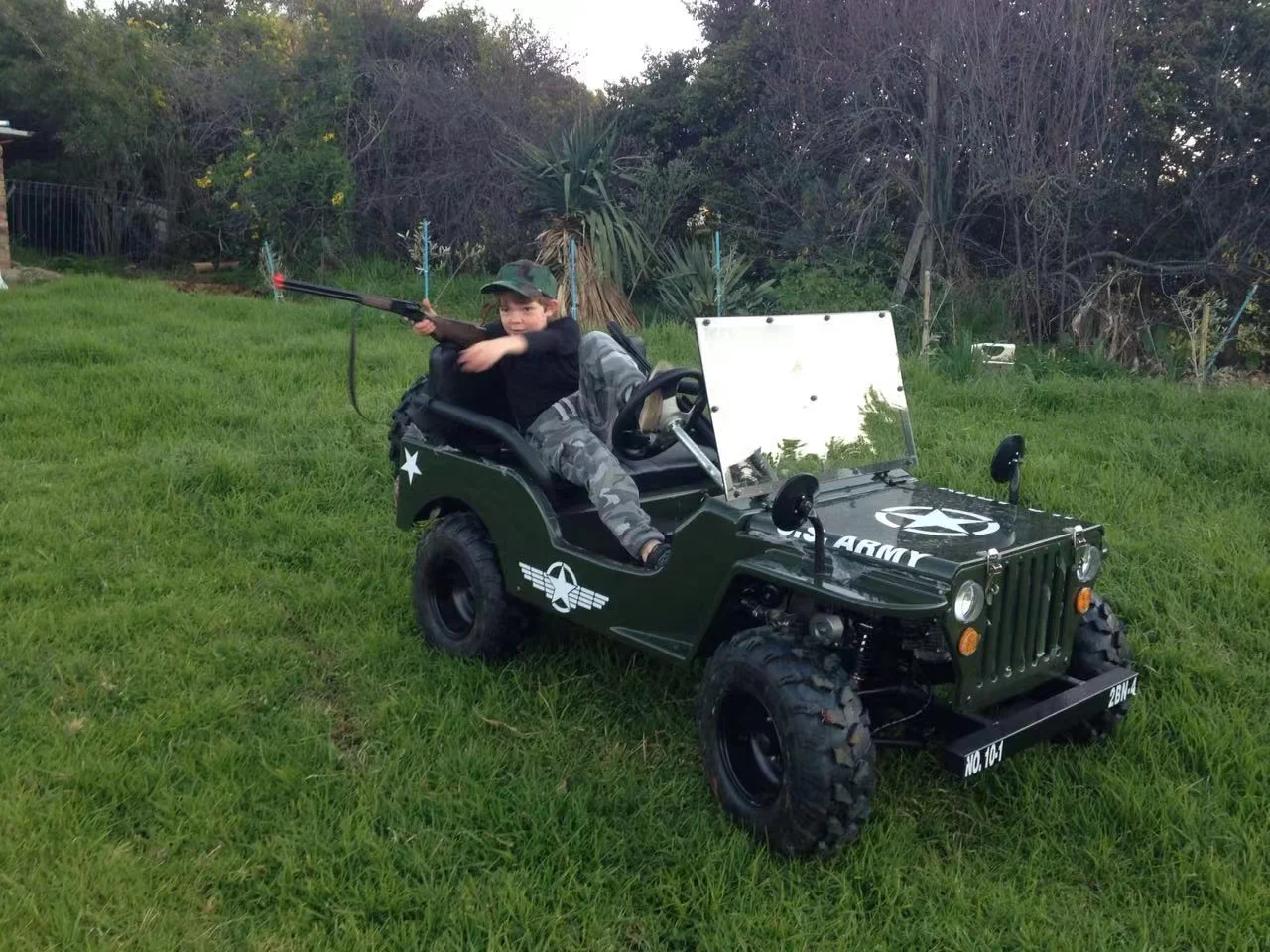 150cc Mini Land Cruiser UTV for Kids - 4WD & CVT Power