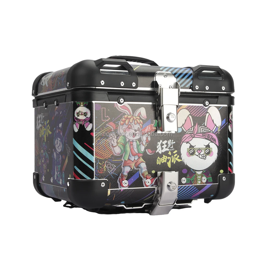 Sweer Top Box For Motorcycle Tail Boxes 40l Aluminium Motorcycle ...