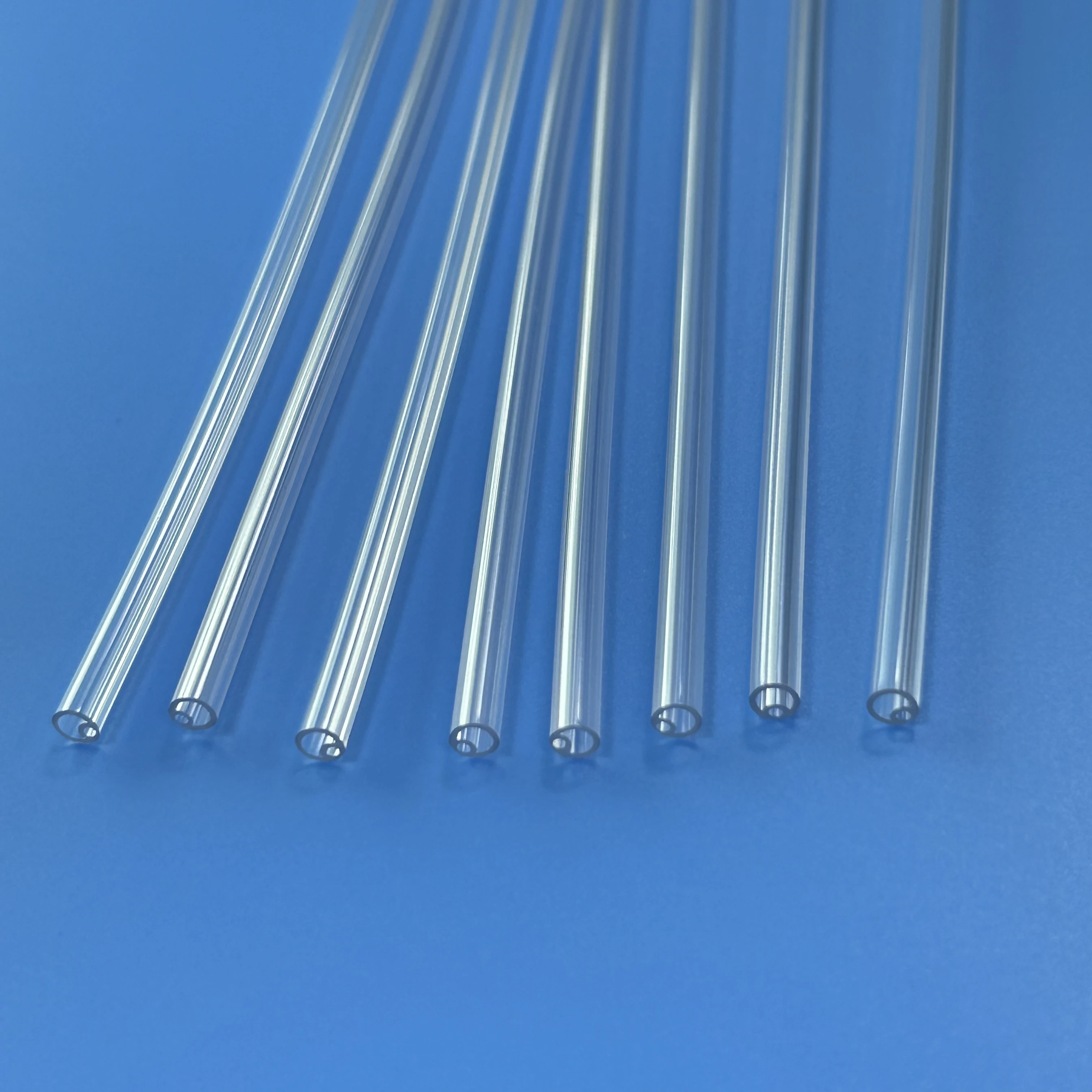 Medical Grade Extrusion Plastic Dual Double Lumen Pvc Tubes With End ...