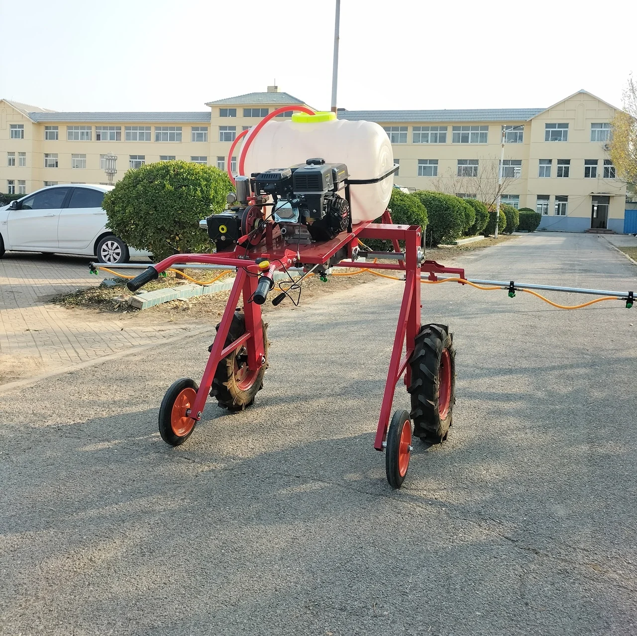 100L Hand Push Boom Sprayer - High Efficiency Garden Spraying