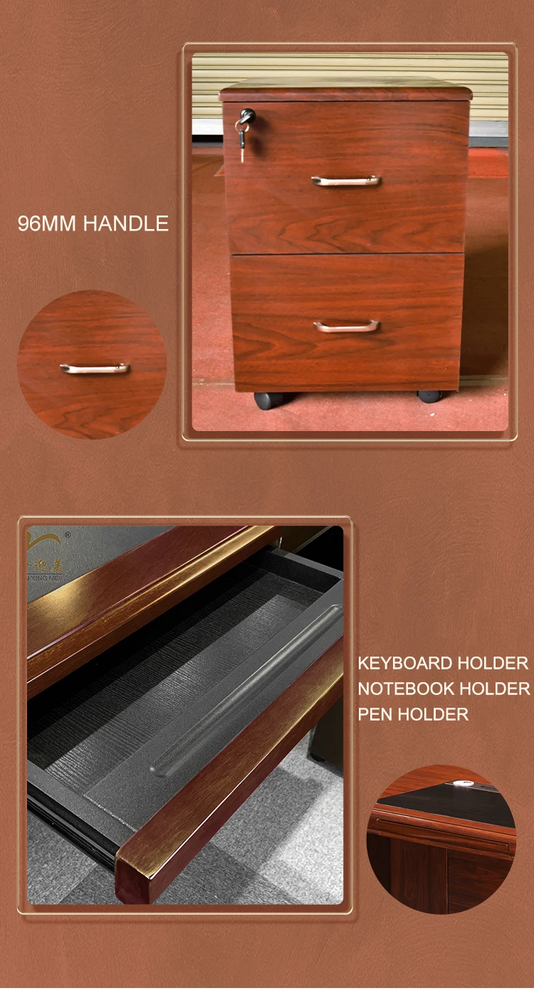 Executive Desk - Veneer Table Finish for Office Furniture