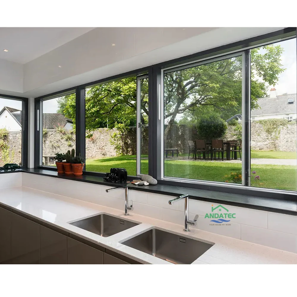 2024 Aluminum Sliding Window Folding Sliding Door System Aluminum Glass ...