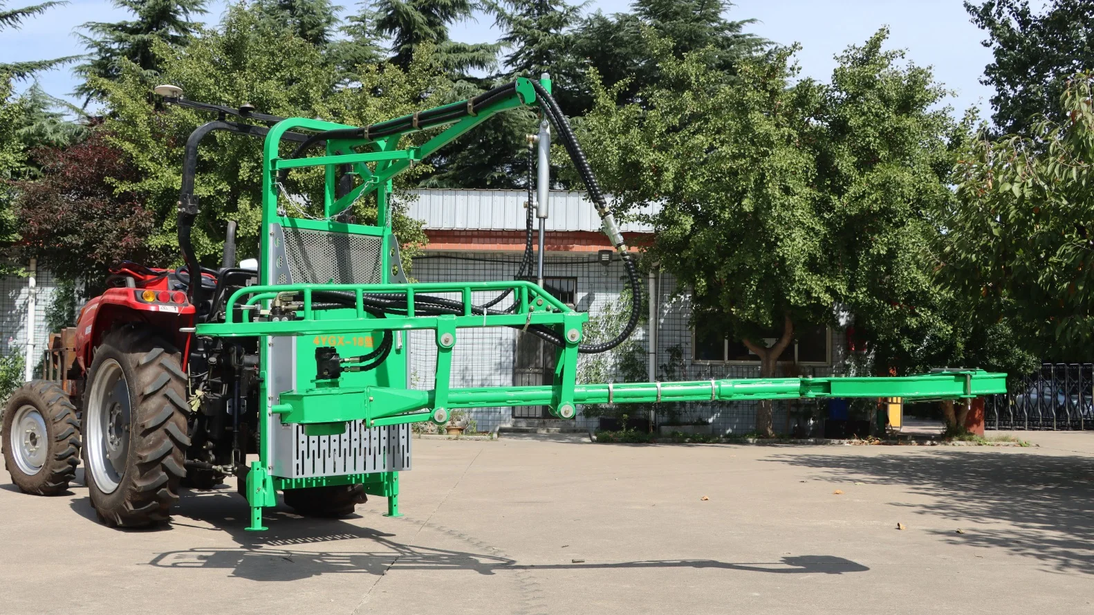 Tractor Mounted Pecan Tree Shaker - High Productivity