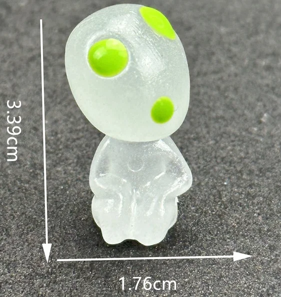 Glow-in-the-dark Alien Diy Resin Trinkets Cute Little Creative ...