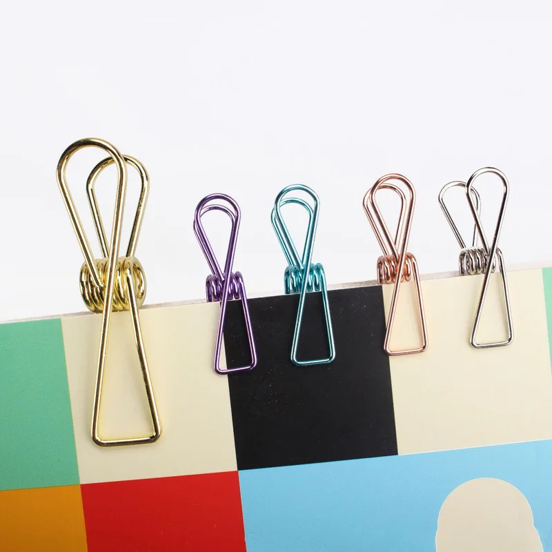 Colorful Multi-function Metal Curtain Clips Metal Binder Clips For Home ...