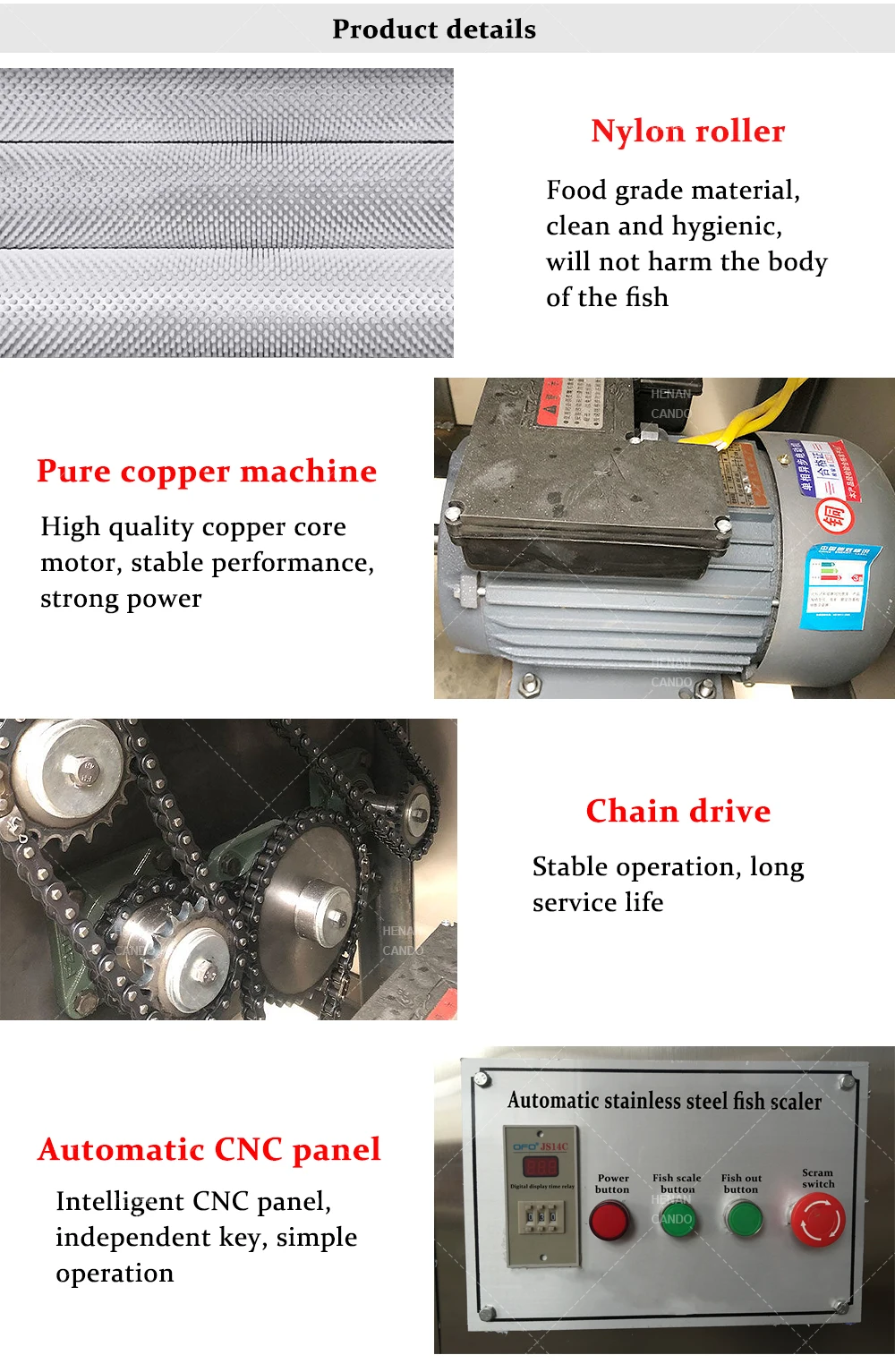 Commercial Fish Scale Removal Fish Peeling Machine Fish Processing ...
