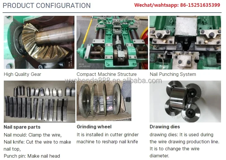 Z94-3C Automatic Steel Wire Nails Making Machine Price - Durable ...