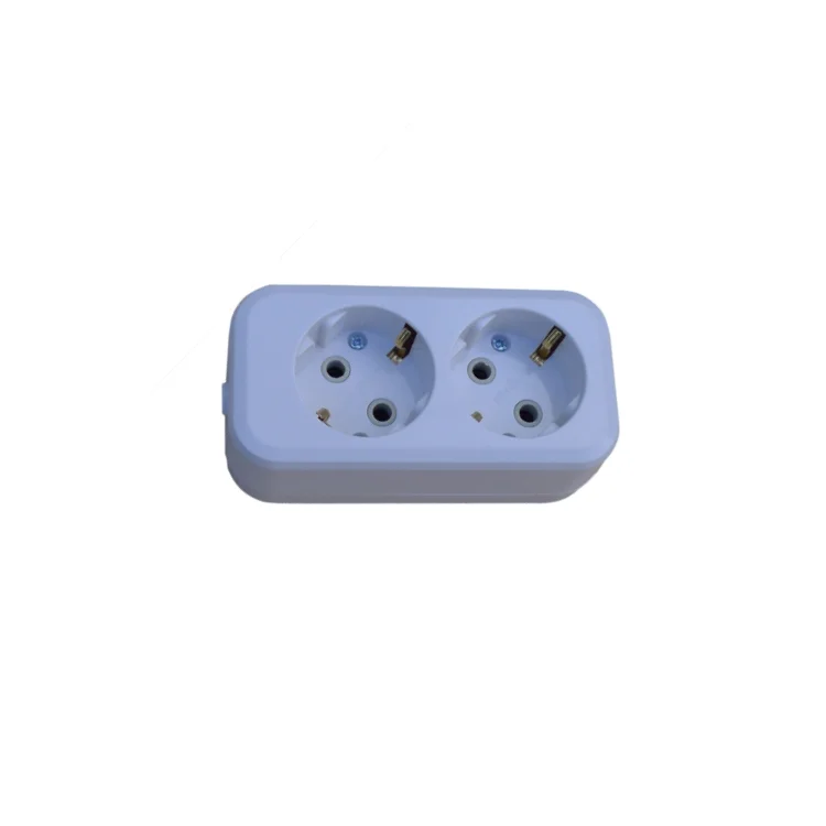 3 Way Extension Socket Electrical Power Cord Socket Outlet EU Standard ...