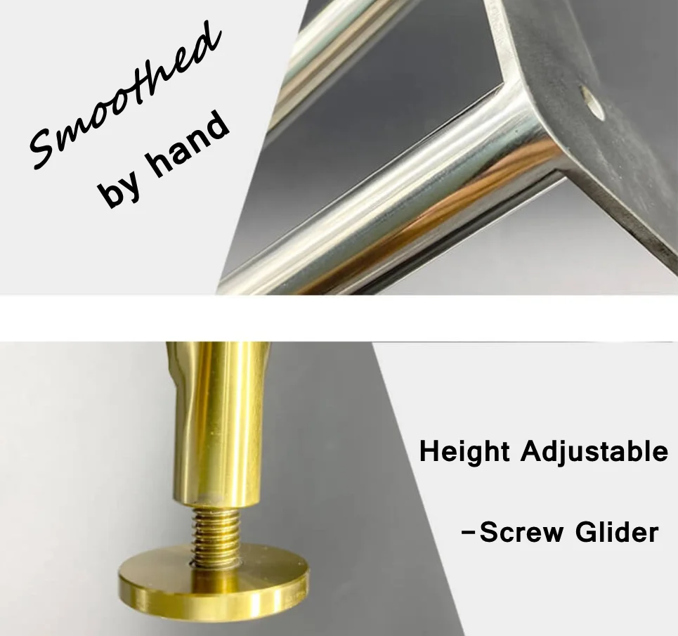 Metal Furniture accessories Height Adjustable Tapered Furniture Legs ...