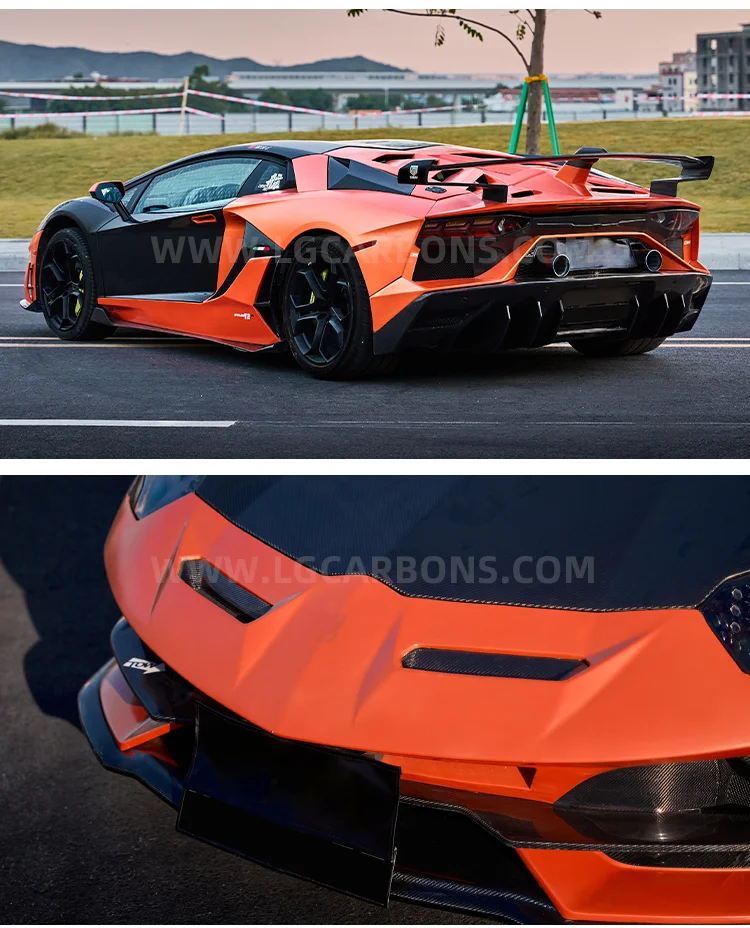 SVJ Style Bodykit for Lamborghini Aventador LP700 Upgrade SVJ Carbon ...