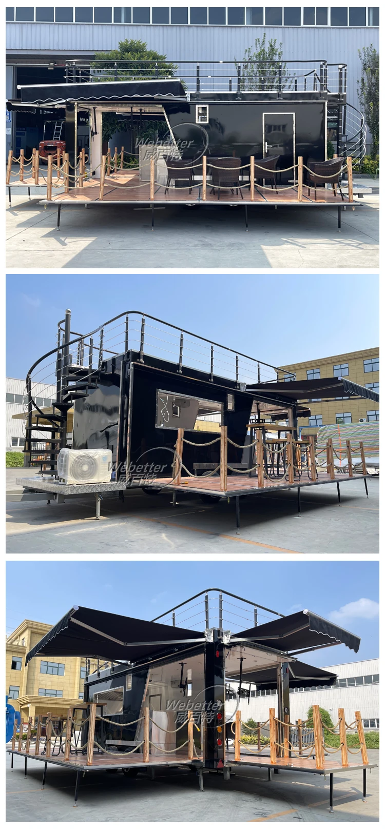 WEBETTER Double Decker Food Truck - Fully Equipped