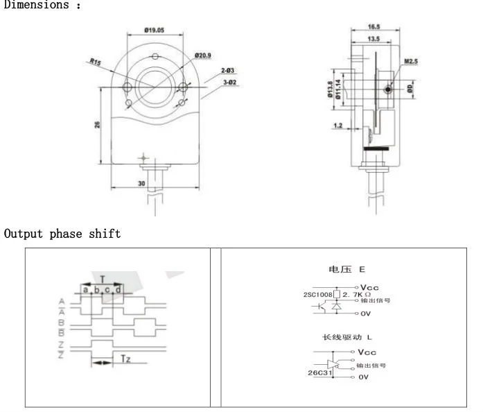 Optical Incremental Rotary Encoder - 1024ppr Mini Module