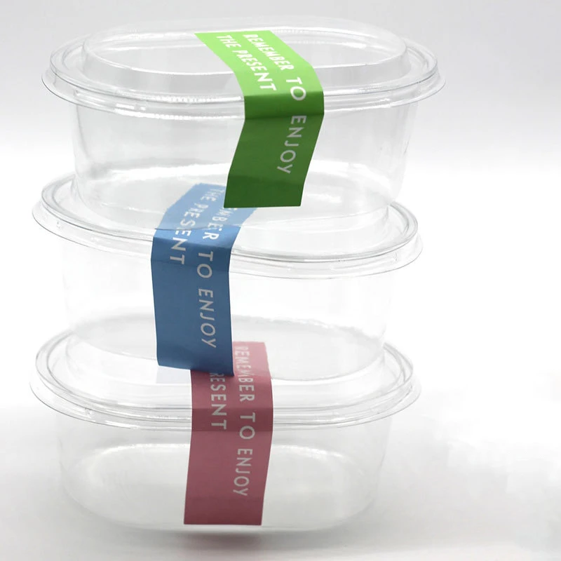 Brand Logo Vinyl Sticker Baking Package Box Cake Packaging Custom Color ...