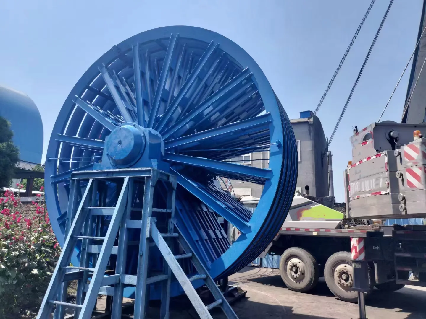 Customized Mining Hoist Guide Wheel Rope Sheave Head Sheave Pulley For ...