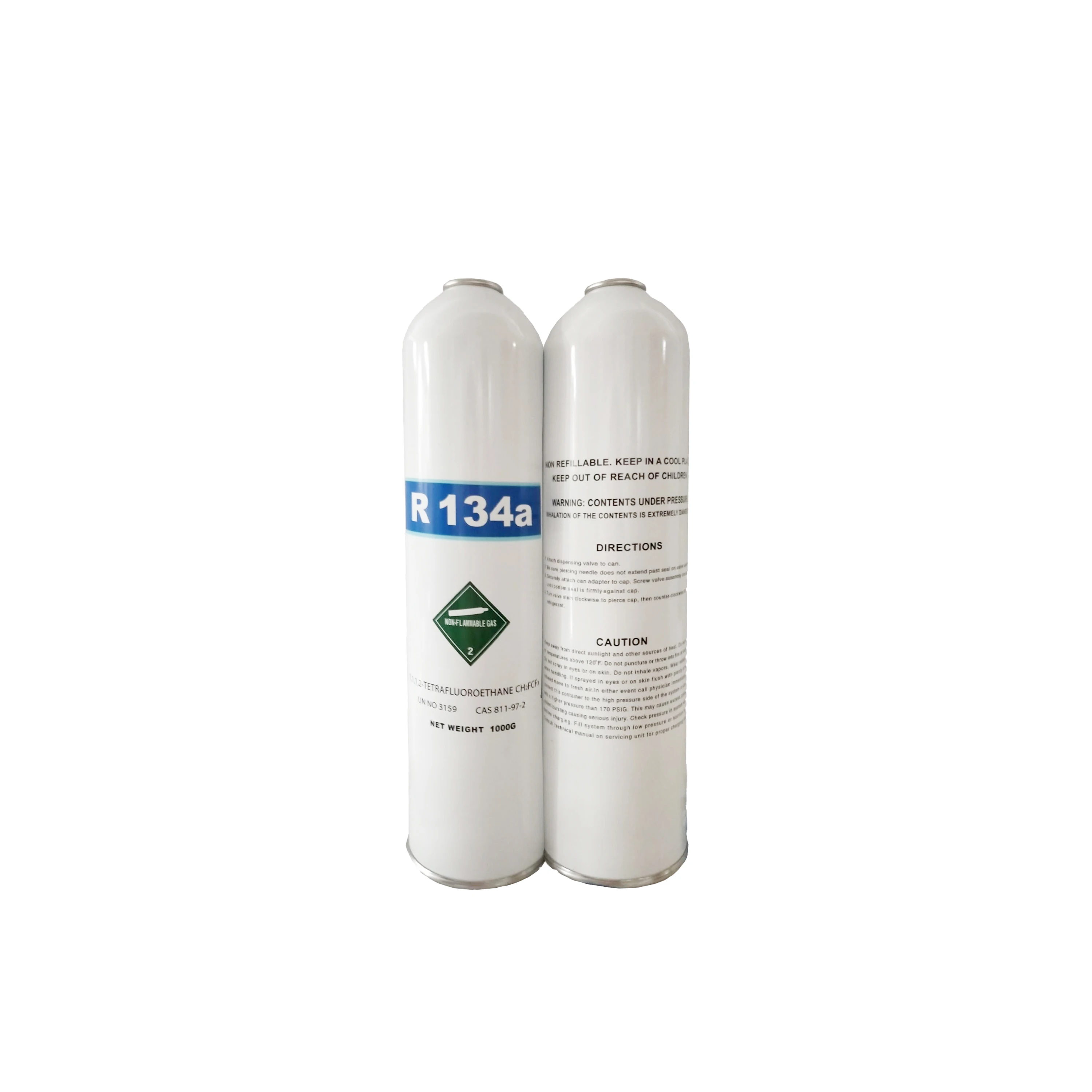 Refrigerant Gas R134a 2 Pieces Can 900g Net Weight - Buy R134a Cool Gas ...