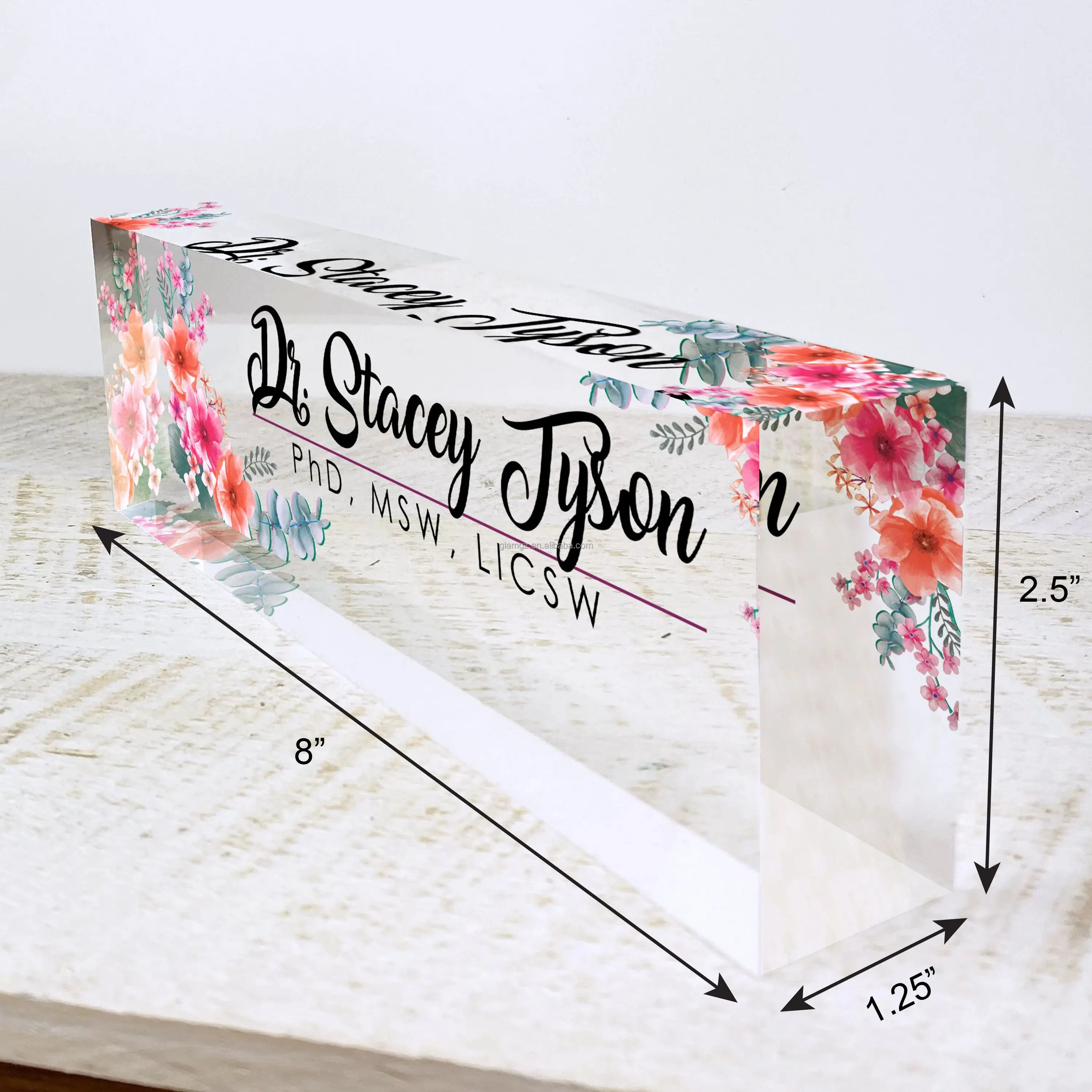Logo Block PMMA Custom Colored Logo Block for Promotion Plexi Glass ...