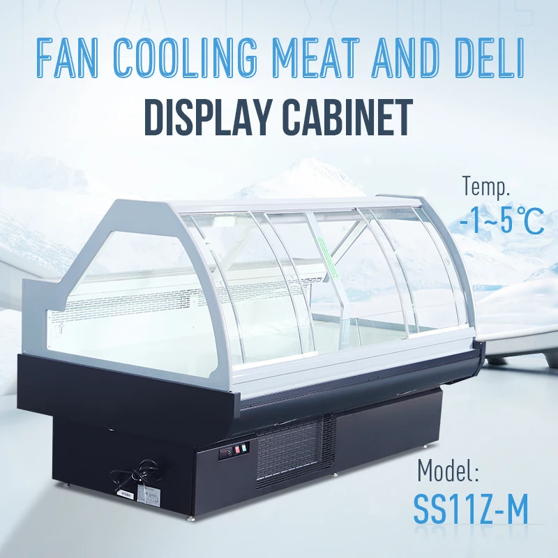Sliding Glass Door Supermarket Meat&deli Food Display Refrigerator ...