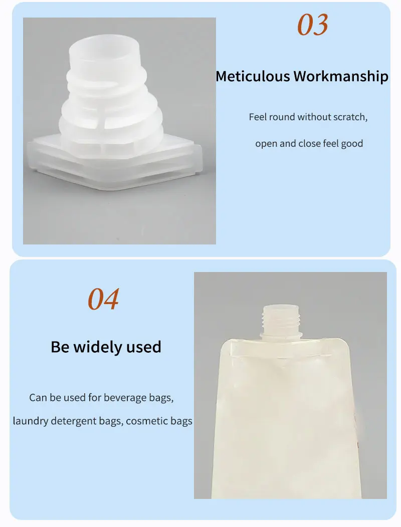 Food Grade Child-proof nozzle screw spout lid cap for spout pouch stand ...