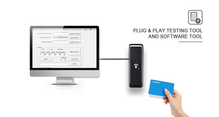 Cidron Wiegand RS485 OSDP RFID 125khz 13.56mhz Access Control