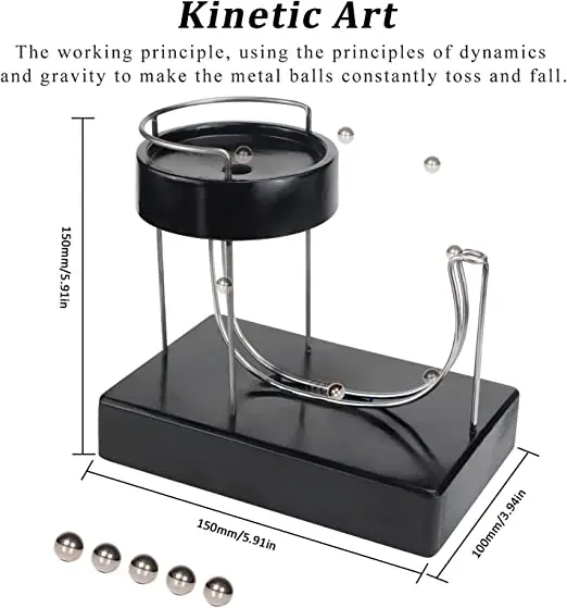 Perpetual Motion Machine Desk Toy Perpetual Motion Simulator Non-stop ...