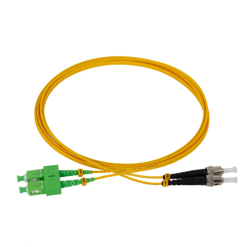 Customized 9/125 Single Mode Duplex Fiber Cable SM DX Fiber Optic Patch ...