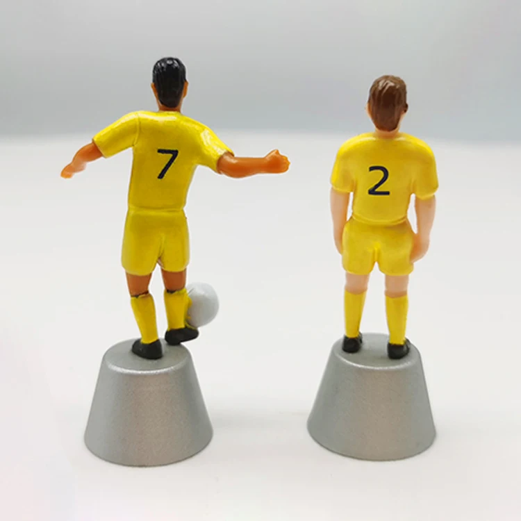 Dihua Custom Football Player Action Figure 3D PVC Ornaments Plastic ...
