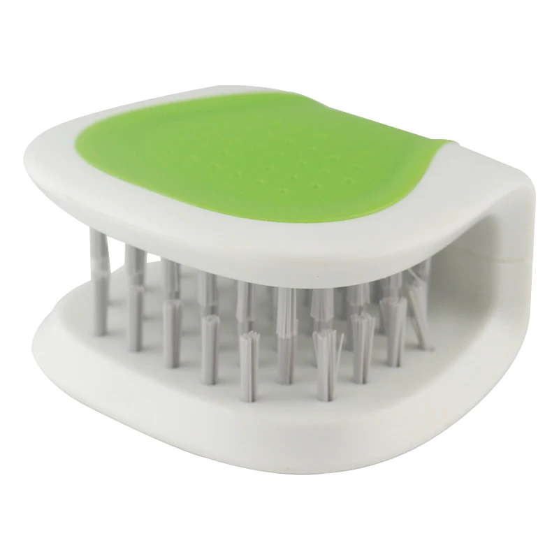 Blade Brush Knife and Cutlery Cleaner Green Brush Bristle Scrub for ...