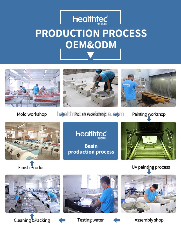 Healthtec Luxury Black Grey Leather Massage Foot Care Manicure Pedicure ...