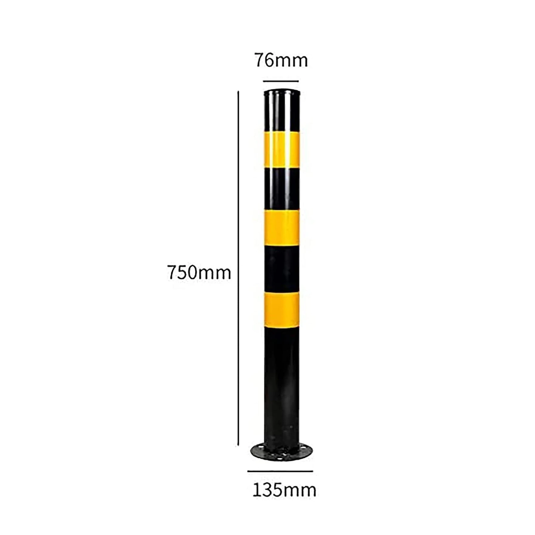 Parking Lock Barriers Foldable Warning Column Parking Bollard Thick ...