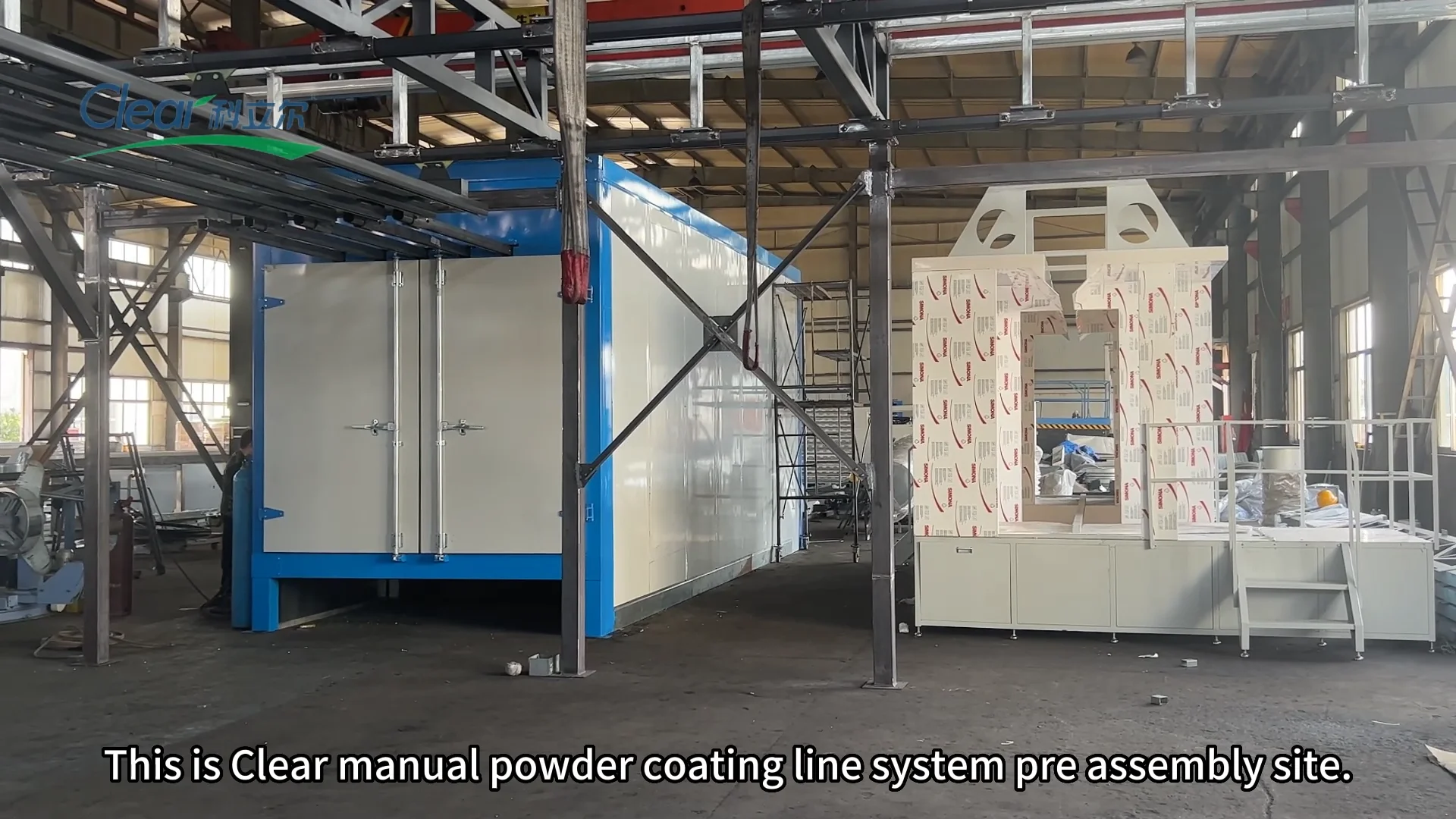 Ce Iso Customized Design Fully Automatic Powder Coating Line System ...