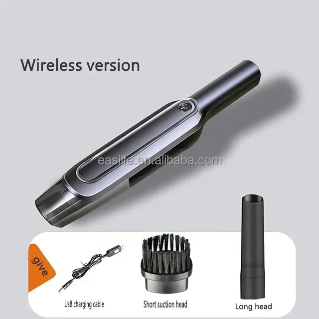 Wire Car Vacuum Cleaner Compressed Air Duster 2 in 1 Portable Electric ...