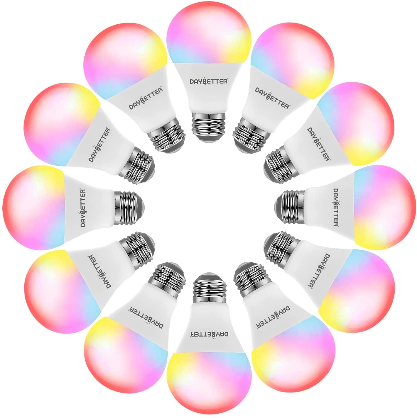 Hot Alexa and Google Home Assistant Decoration 12 Pack WiFi App Control ...