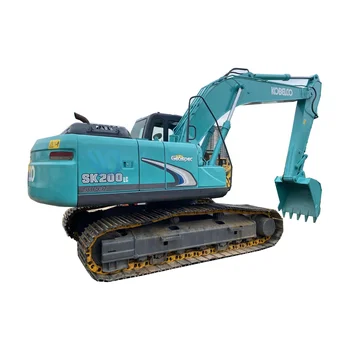 Secondhand Excavator Kobelco Sk 200 Hydraulic Crawler Excavator For ...