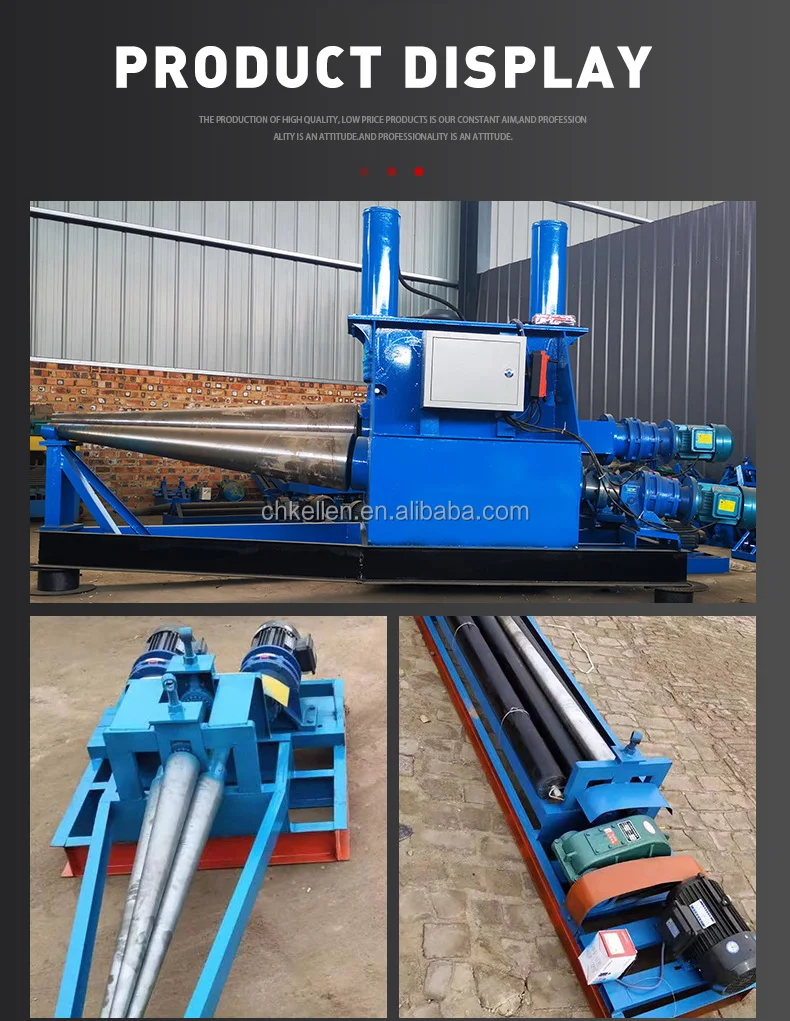 Hydraulic Automatic Three Roller Cone Rolling Machines