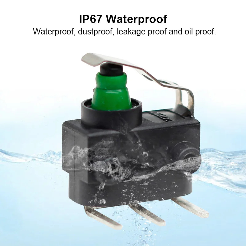 ZING EAR Hinge Lever Momentary Push Button Micro Limit Switch