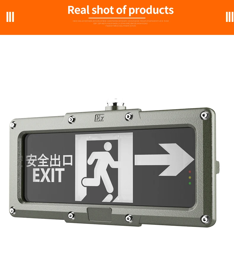 Led Emergency Light With ATEX Certificate Explosion Proof Exit Signs ...