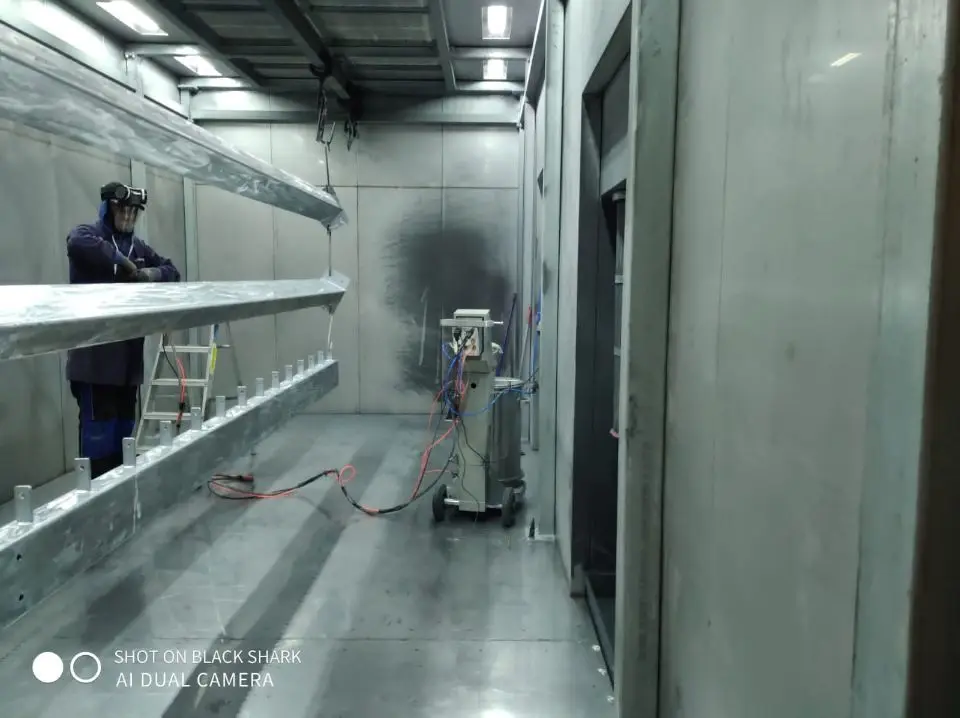 Walk-in Powder Coating Batch Booth - Efficient & Durable