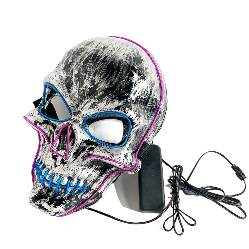 Scary LED Skeleton Mask - Perfect for Halloween Cosplay