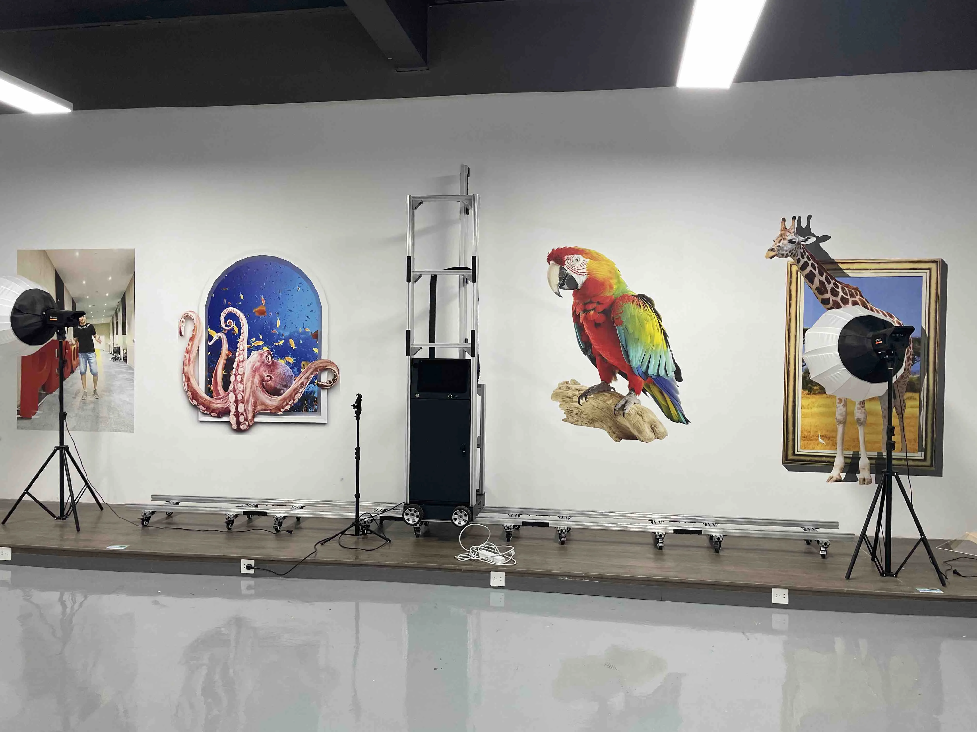 3D Vertical UV Wall Printer - Vpjet4.0 Multifunction Printer