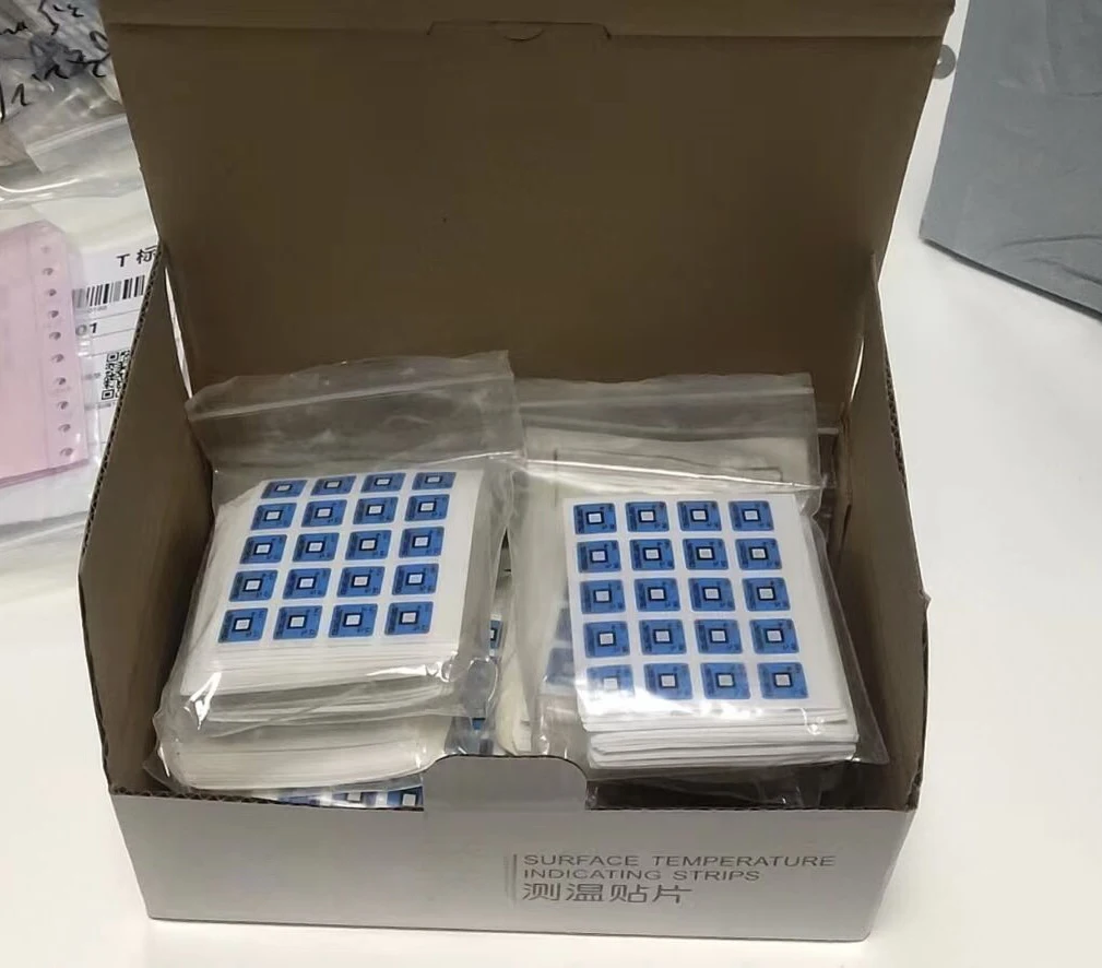 Factory Custom Irreversible High Temperature Indicator Label 60° 70 ...