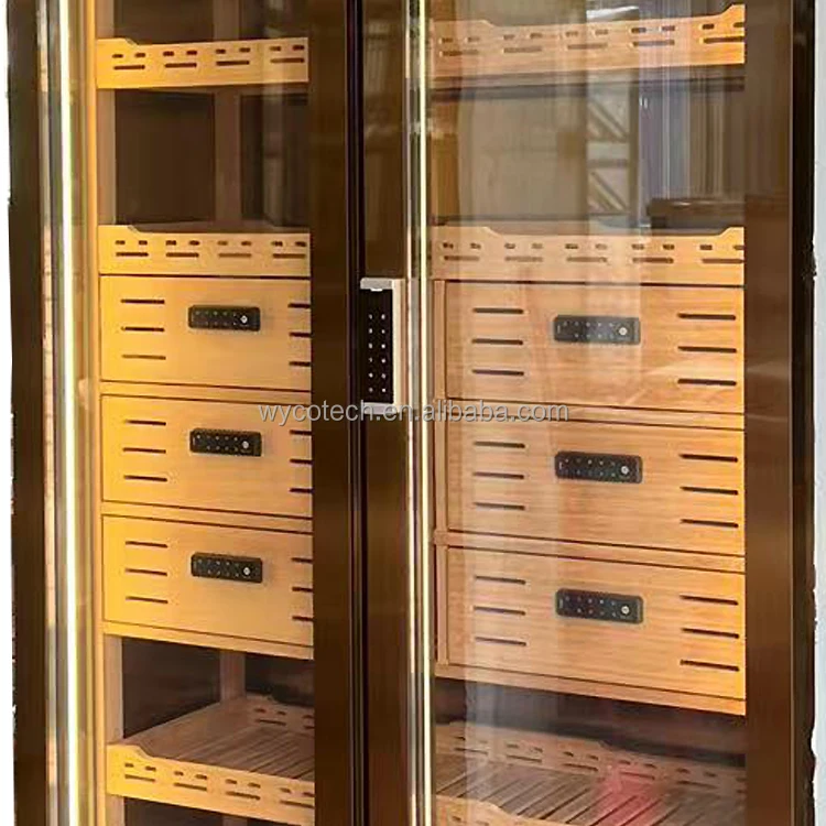 Wine Cooler Cabinets Customized Cigar Humidor Cabinet Electronic ...