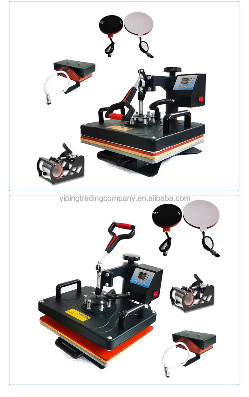 5 in 1 Heat Press Machine - Versatile & Easy to Operate