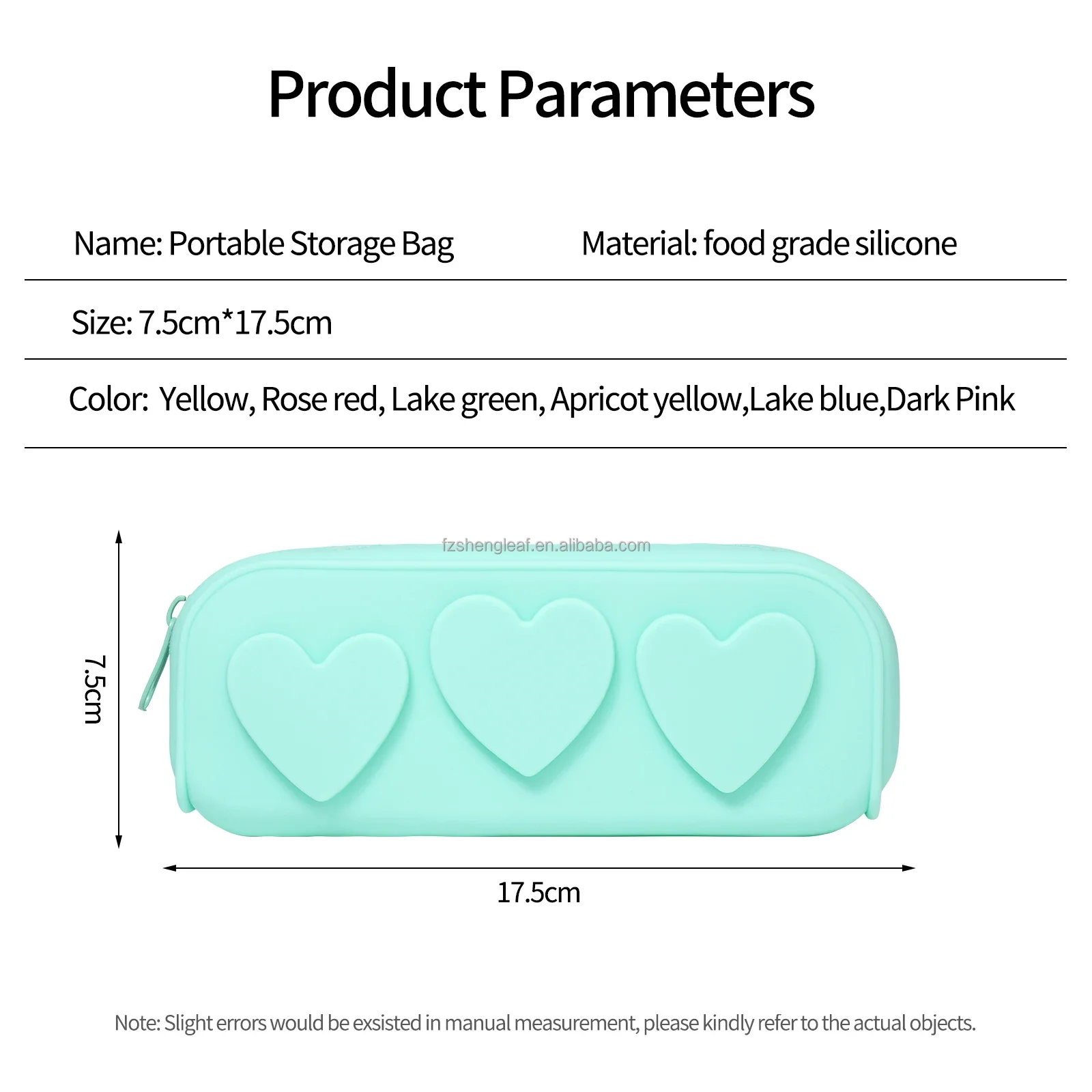 Custom 2024 Kawaii Cute 3d Silicone A Pencil Case Box Pouch Bag ...