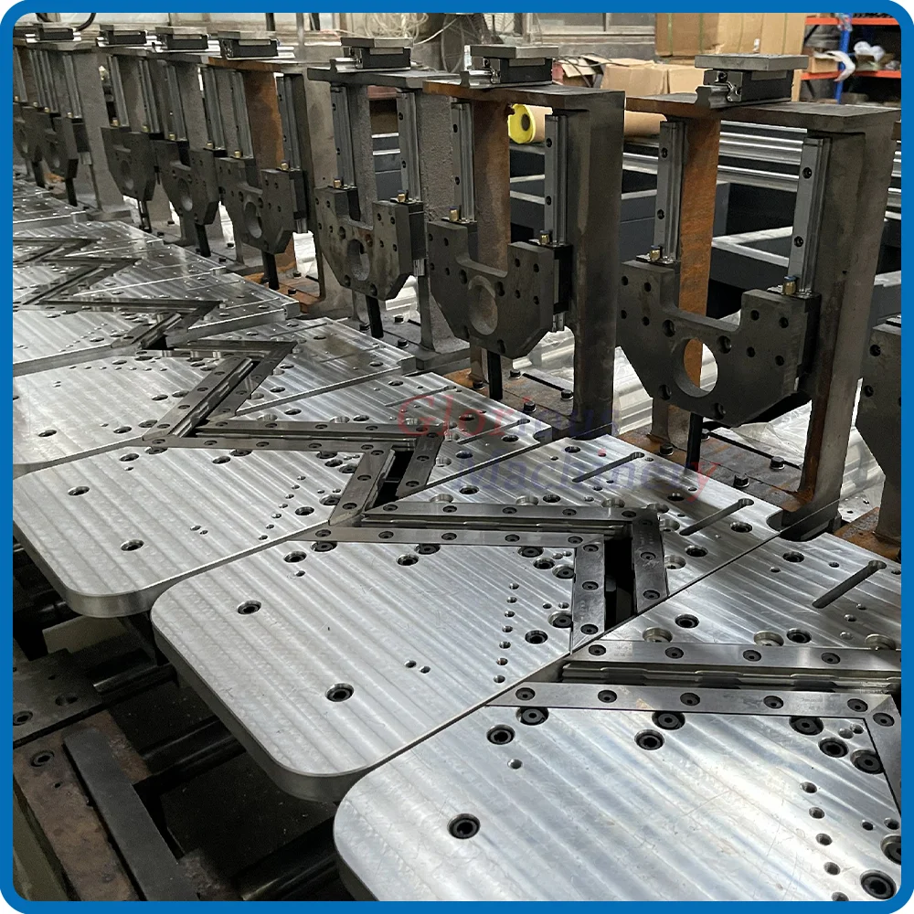 Frame PLC Multiple Head PVC UPVC Profiles Seamless Door and Window ...